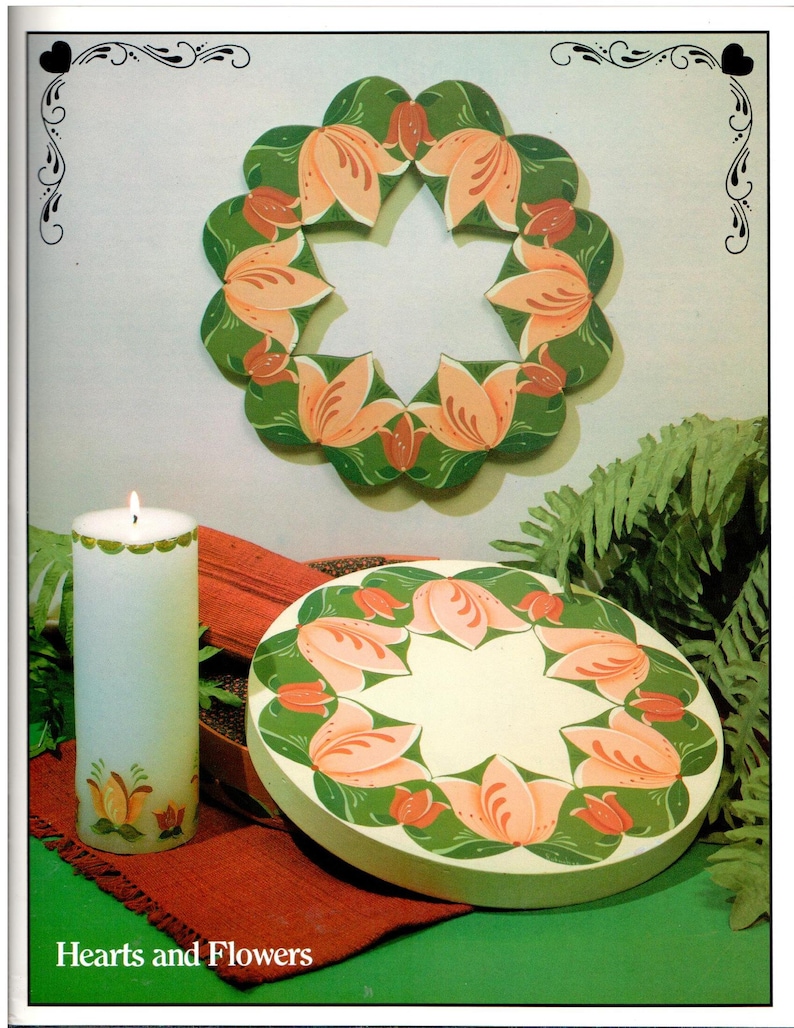 Colonial America Folk Art Decorative Painting Patterns Craft - Etsy