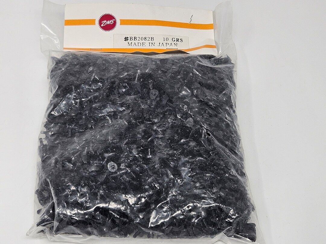 Bulk Pack of Zim's Vintage Small Black Plastic Bird Beak or Bill, Open ...