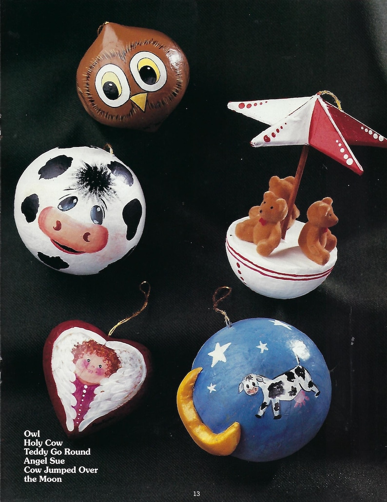 Mini Papier Mache Projects Gifts Decorative Painting Patterns - Etsy