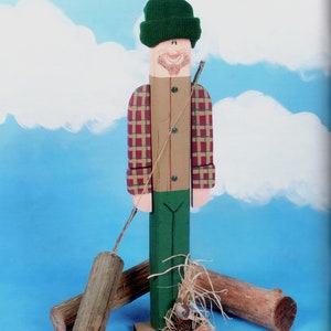 Timber People Wood Yard Decor Patterns Decorative Tole Painting Craft ...