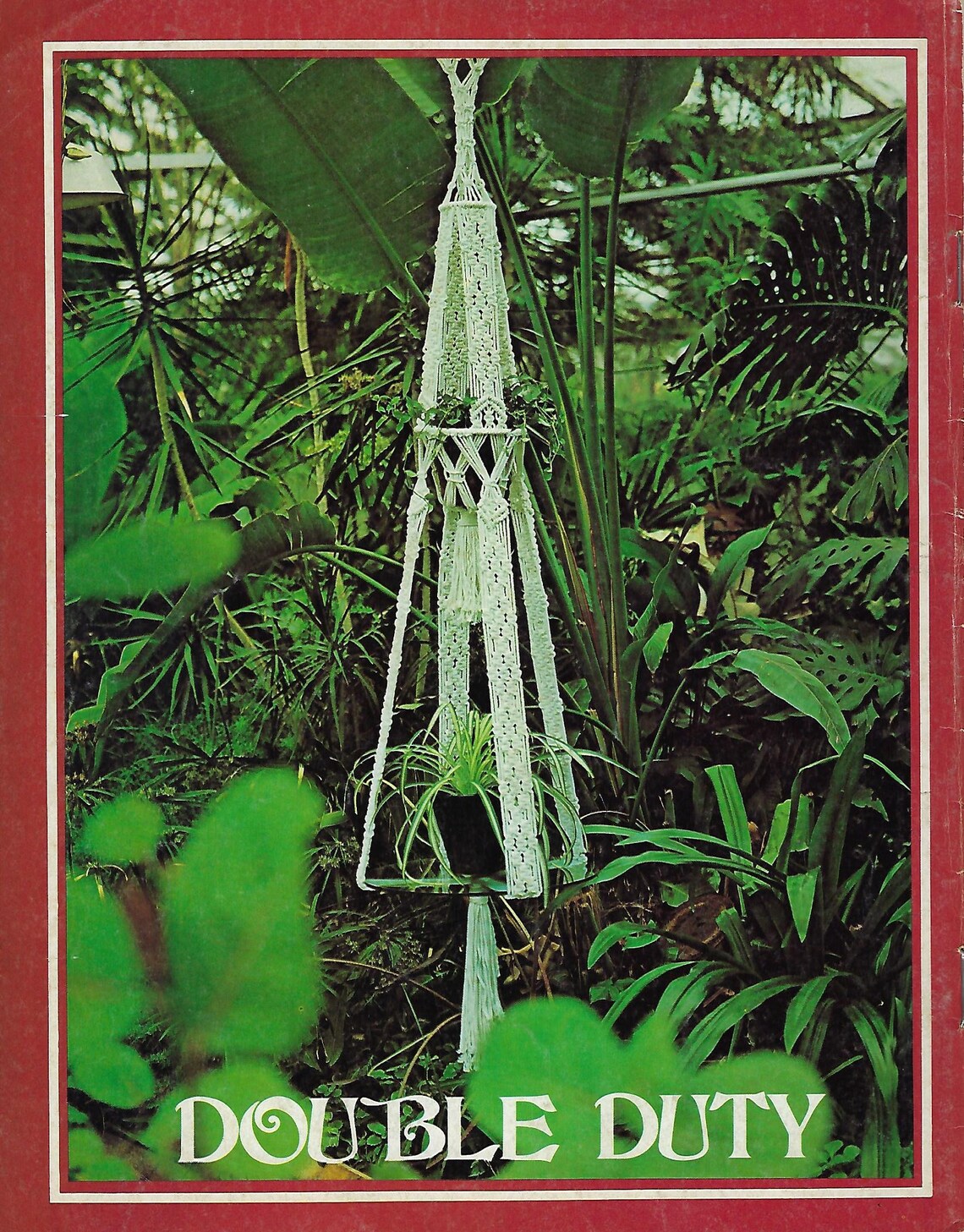 PDF ONLY Make a Table in Macrame Vintage Pattern Book - Etsy