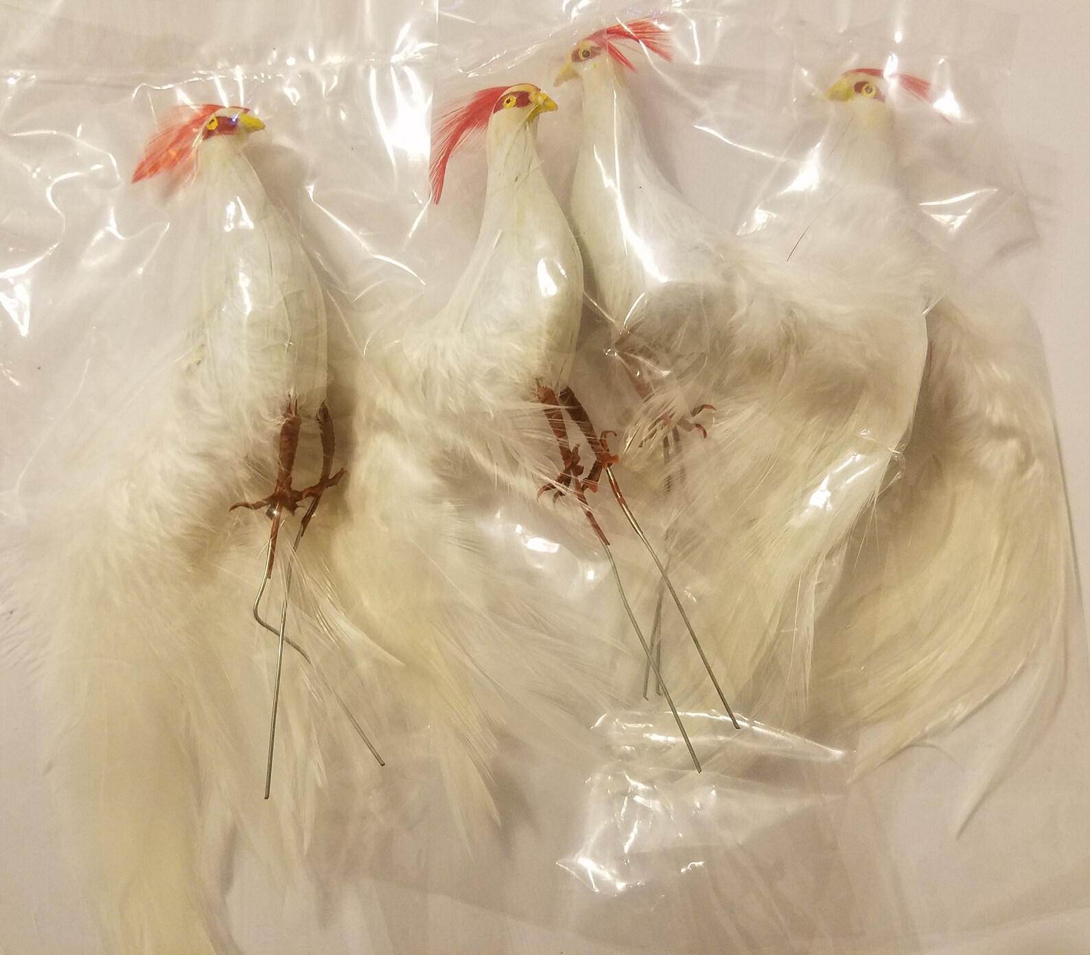 Pack of 4 Artificial Phoenix Birds for Floral Crafts | Etsy