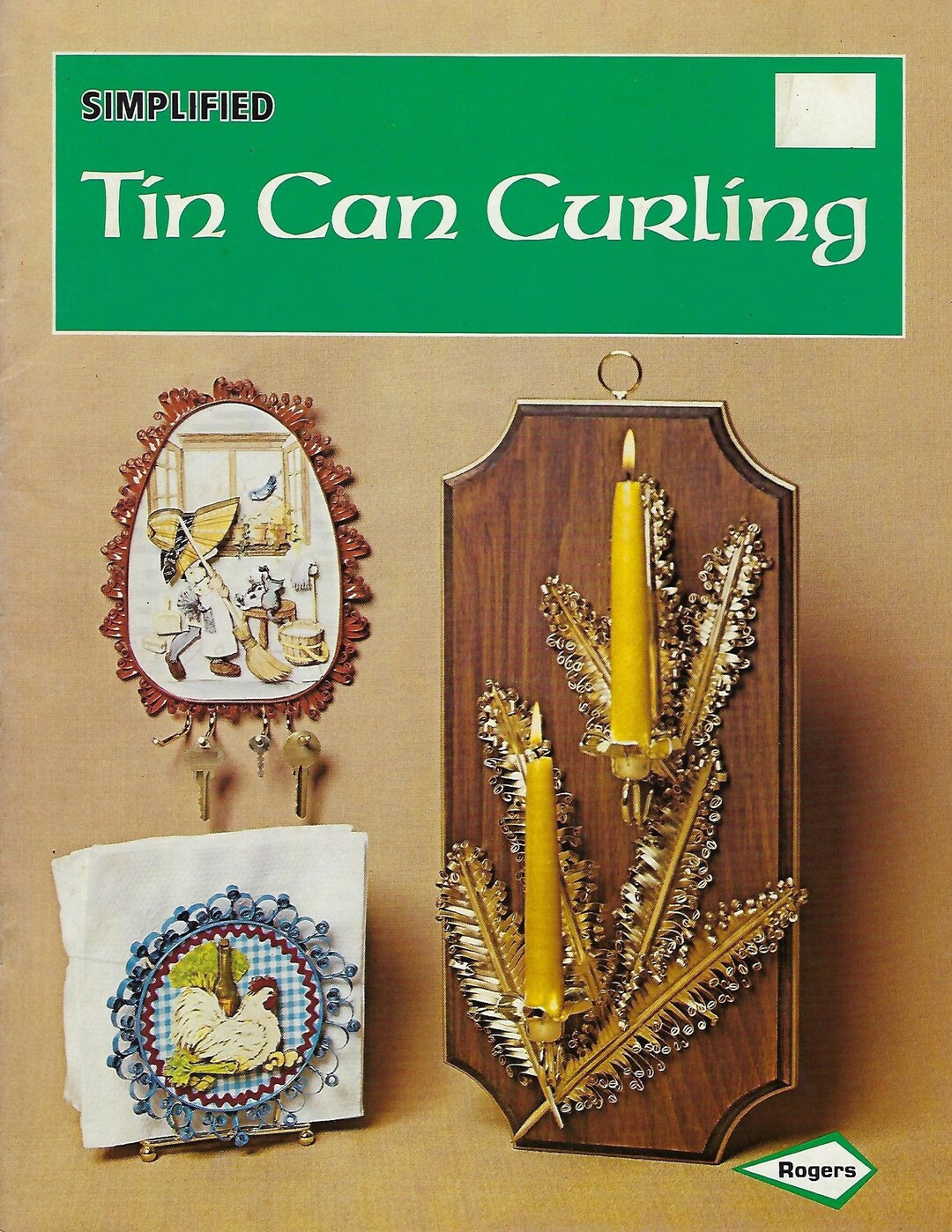 Simplified Tin Can Curling Crafts With Recycled Materials - Etsy