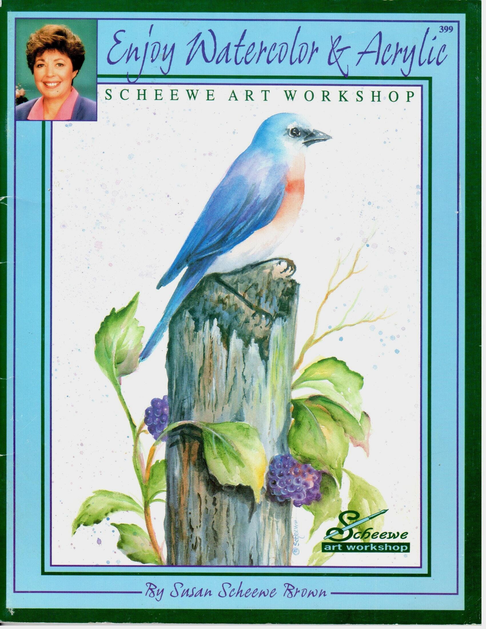 Enjoy Watercolor & Acrylic Susan Scheewe Brown Decorative Painting ...