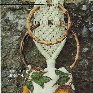 PDF ONLY Mixed Media Macrame Wall Art Patterns Downloadable Craft Book ...