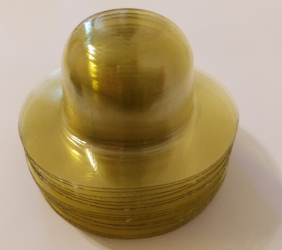 Pack of 12 Small Plastic Hats Miniature Craft Doll Making Hat Forms ...