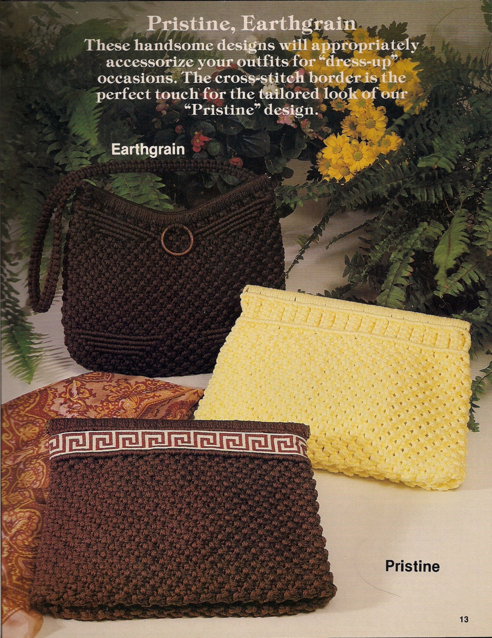 Purses 'a La Macrame Craft Book Patterns & - Etsy