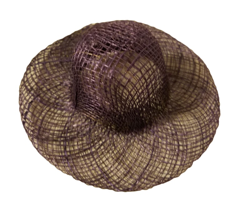 Pack of 12 Vintage 3" Miniature Natural Sinamay Woven Sun Hats Barbie ...