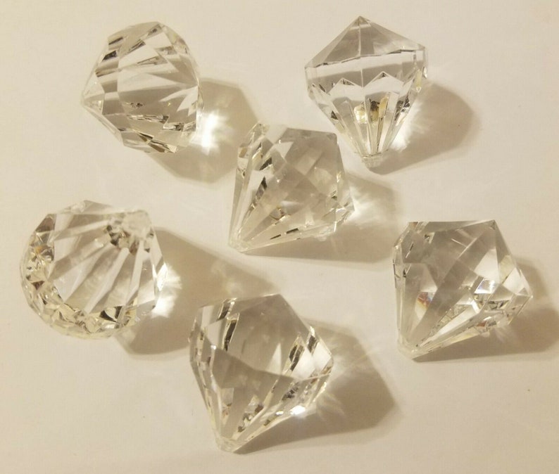 Pack of 6 Colored Gemstone 35mm Prism Crystal Chandelier | Etsy