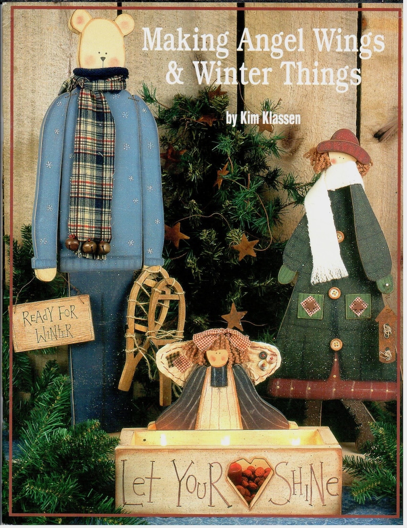 Making Angel Wings & Winter Things Decorative Painting Patterns Craft ...