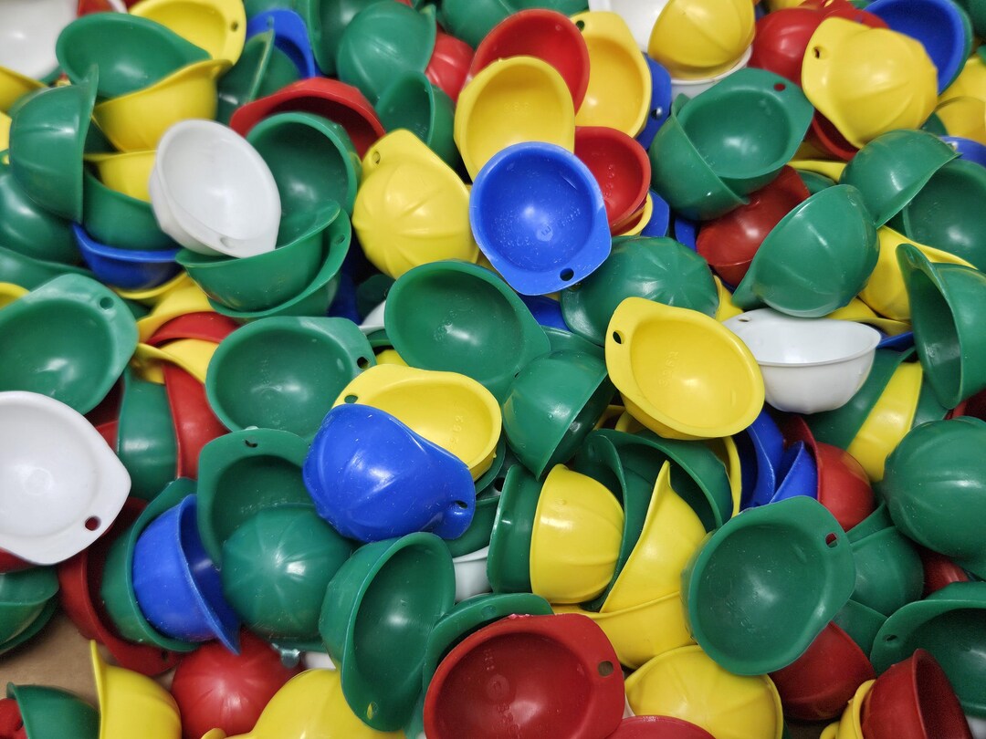 50 Pcs Vintage Miniature Plastic Baseball Helmets Caps Hard Hats for ...