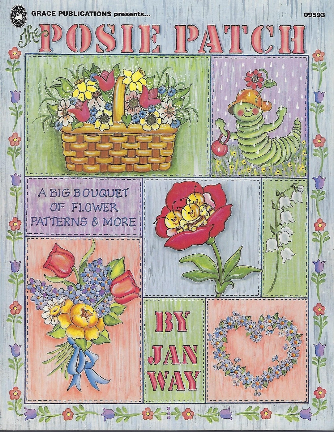 The Posie Patch Jan Way Acrylic Decorative Painting Patterns Craft Book ...
