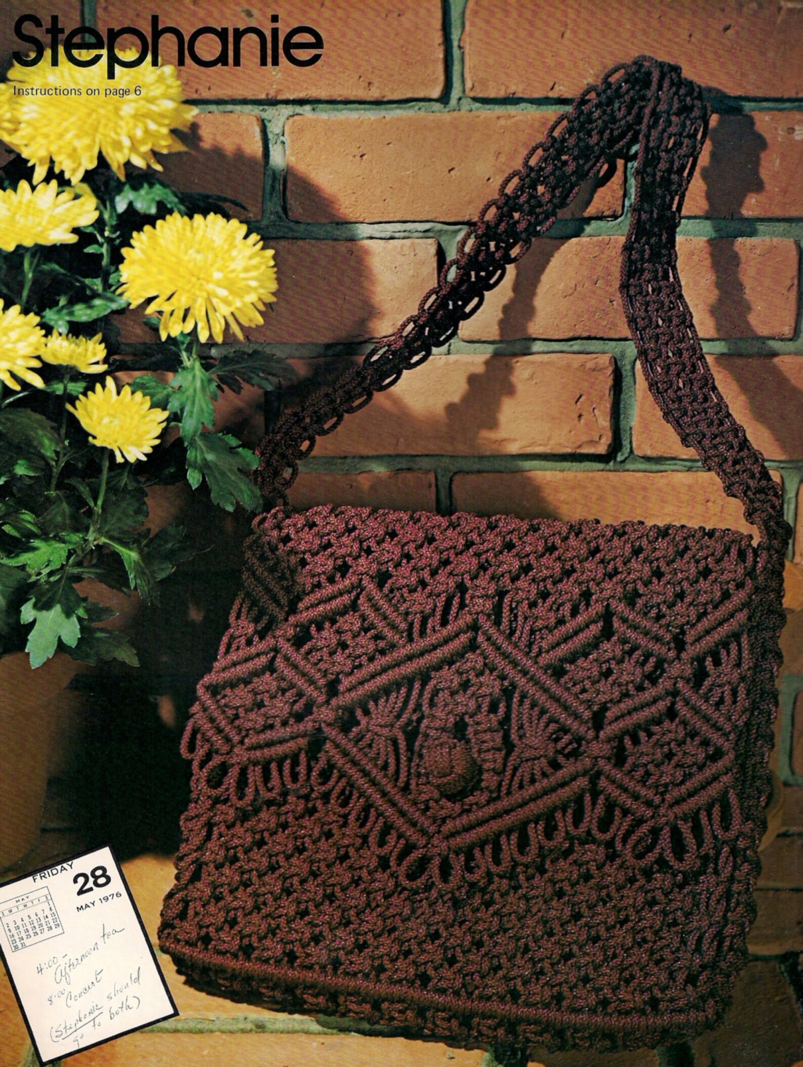 Vintage Purse Strings Vol. 2 Macrame Handbag Patterns - Etsy