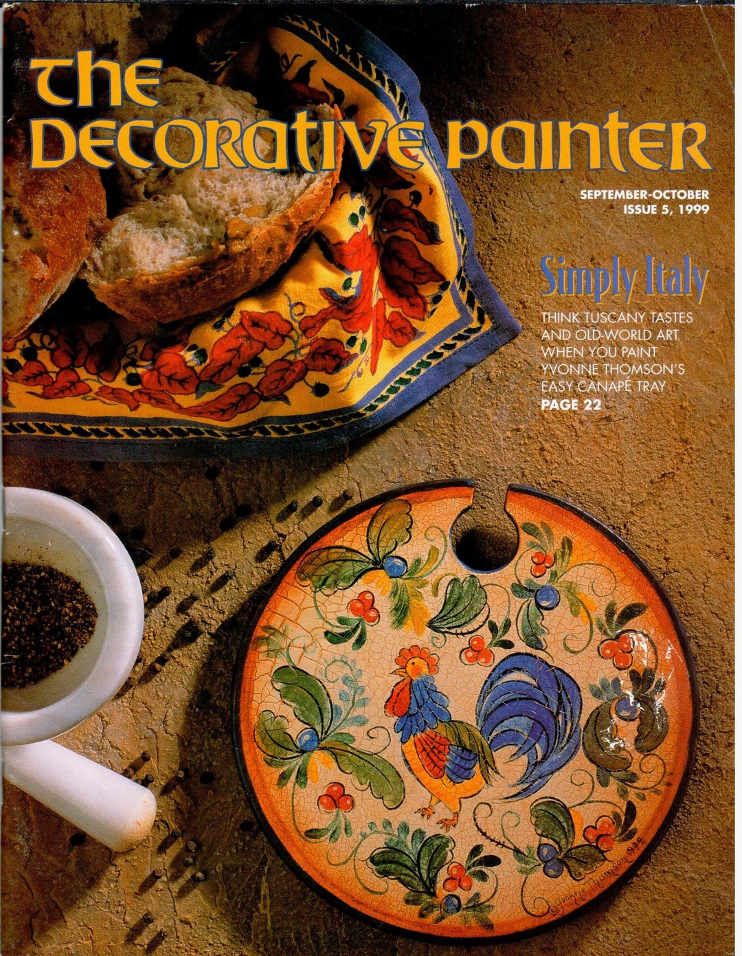 The Decorative Painter Magazine 1999 Issue 5 September-october Vintage ...