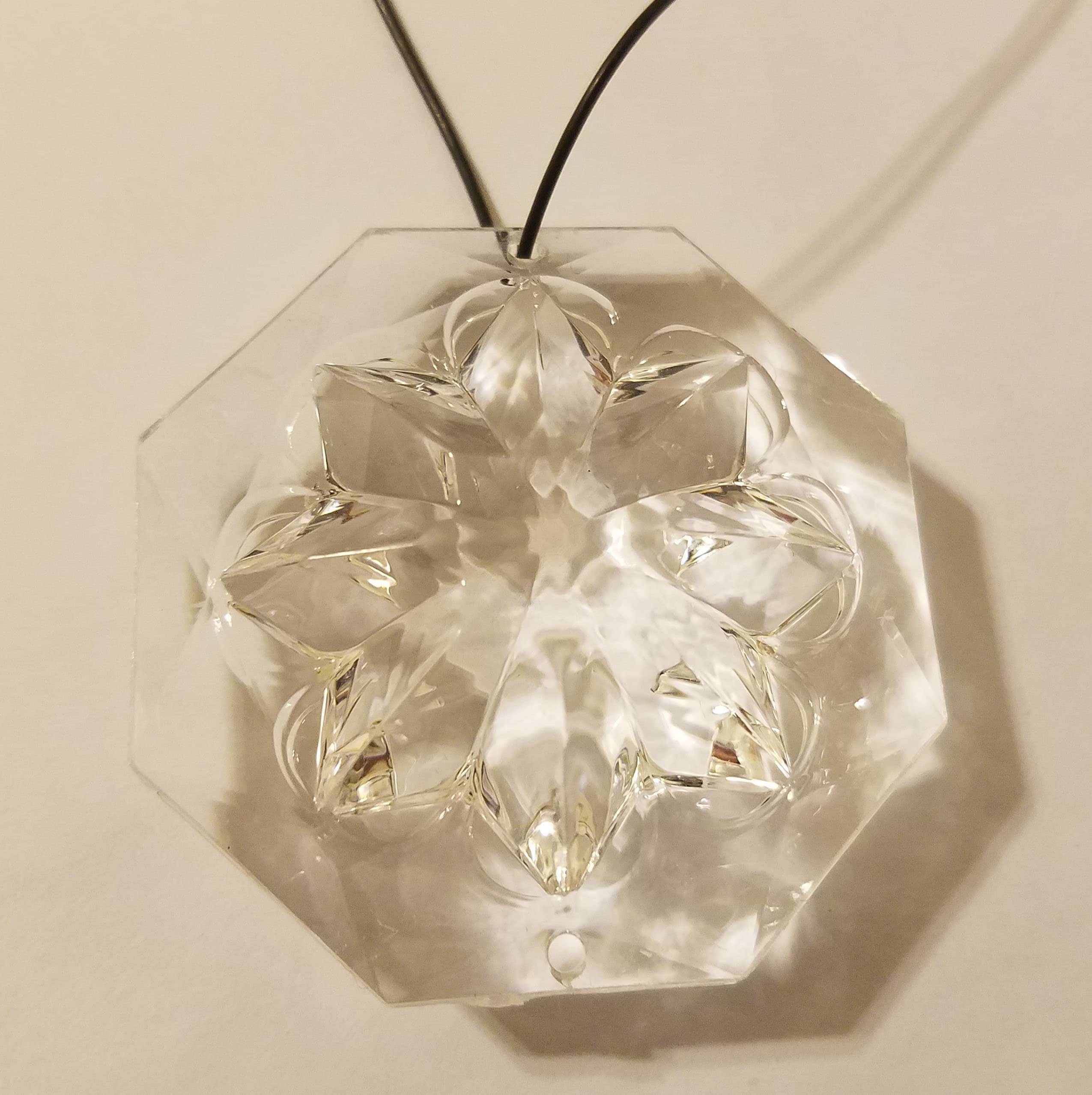 Pack of 10 Crystal Clear Acrylic Plastic Large 50mm Starburst | Etsy