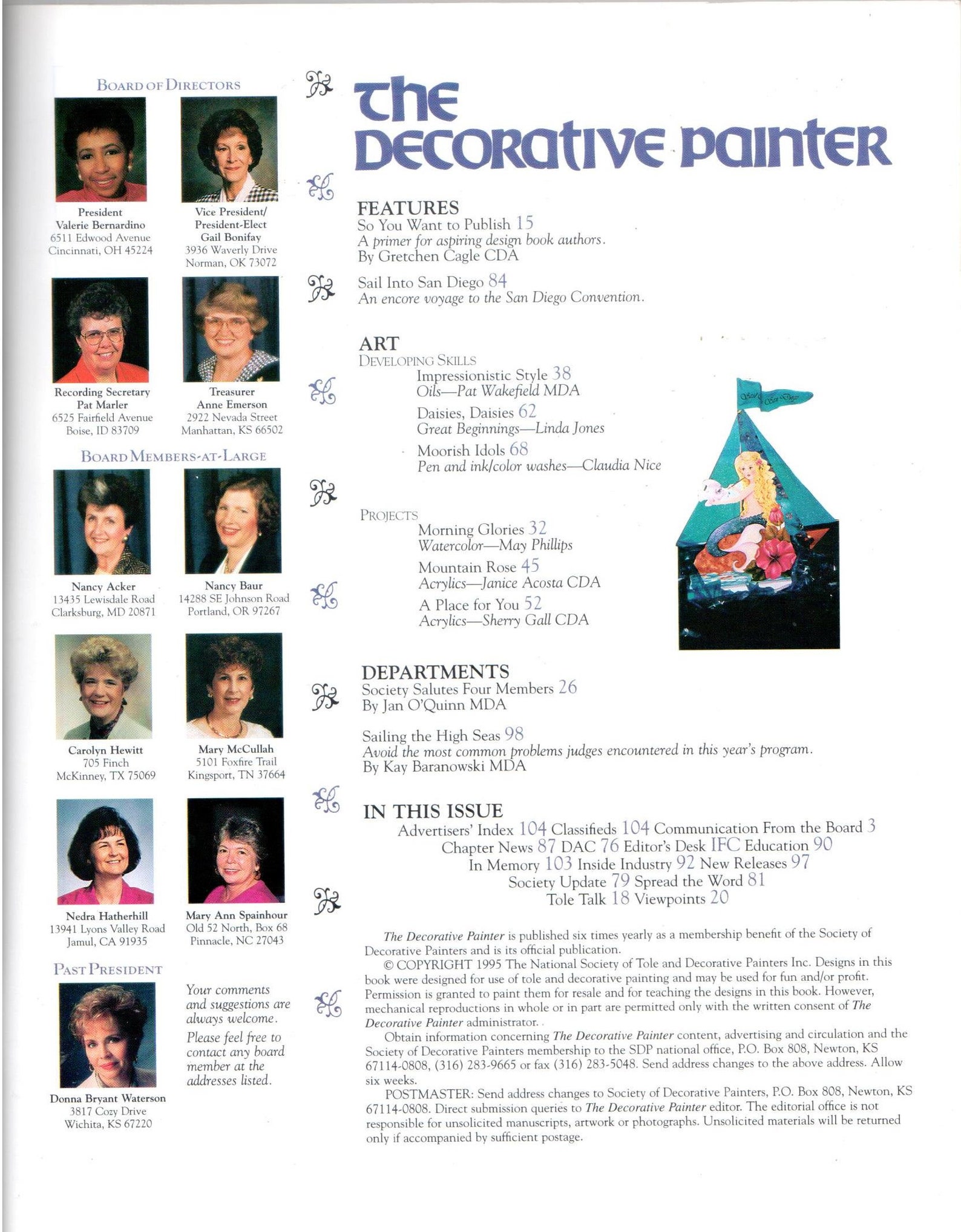 The Decorative Painter Magazine 1995 Issue 4 Vol. XXIII 23 Vintage ...