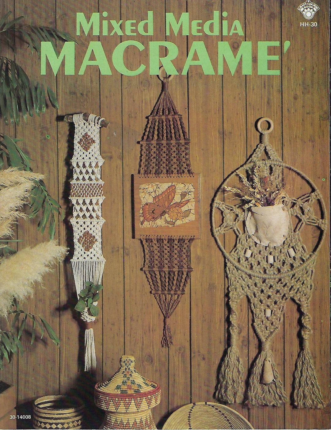 PDF ONLY Mixed Media Macrame Wall Art Patterns Downloadable Craft Book ...