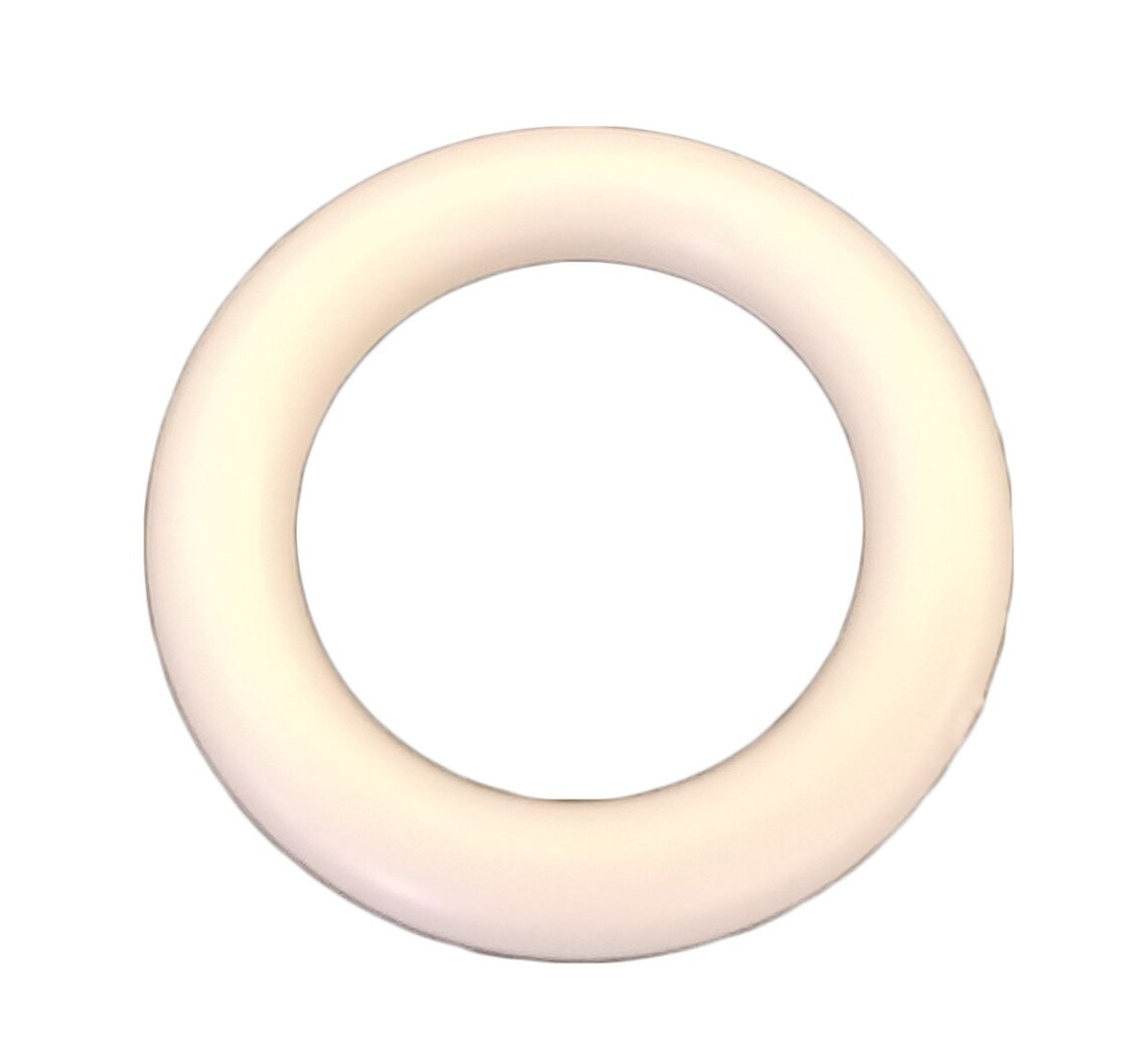 Lot of 36 Round White Plastic Macrame Craft Rings Small - Etsy