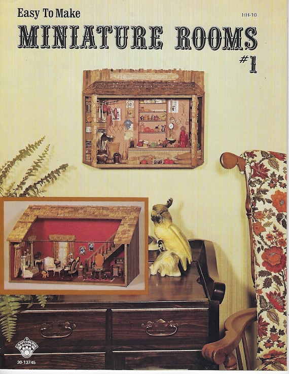 Easy to Make Miniature Rooms 1 for Dolls Dollhouses Vintage - Etsy