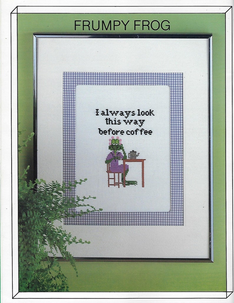 Frog Wisdom Whimsical & Witty Sayings Cross Stitch Patterns | Etsy