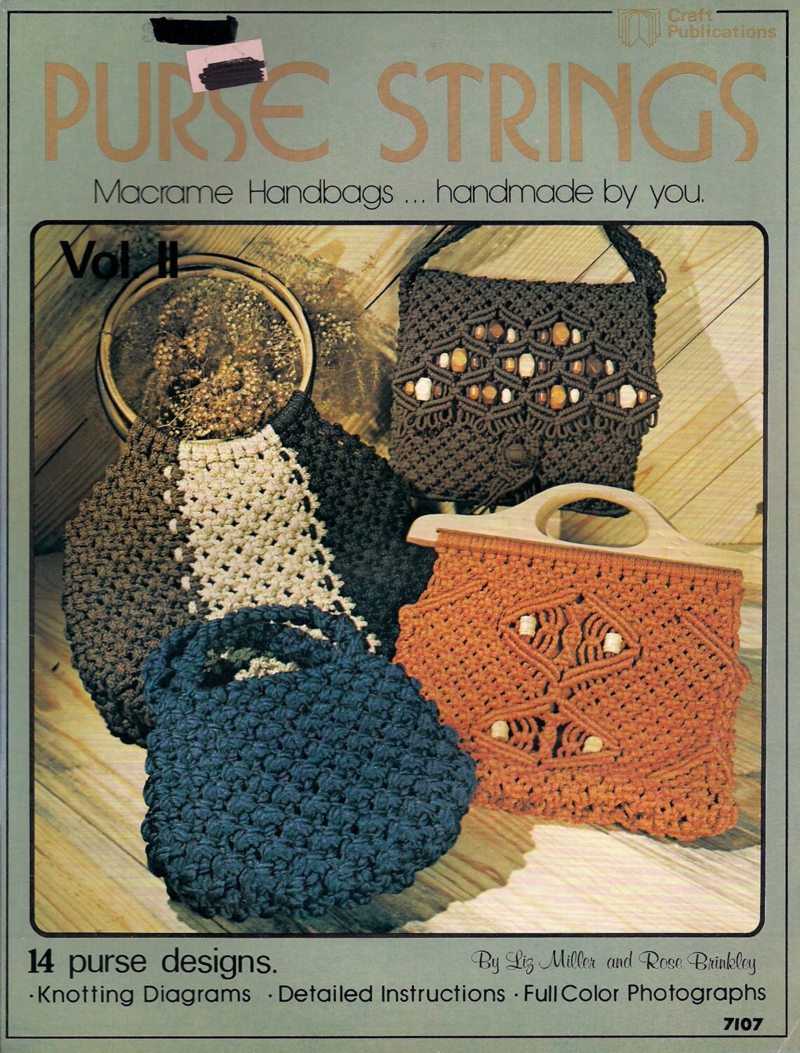 Vintage Purse Strings Vol. 2 Macrame Handbag Patterns - Etsy
