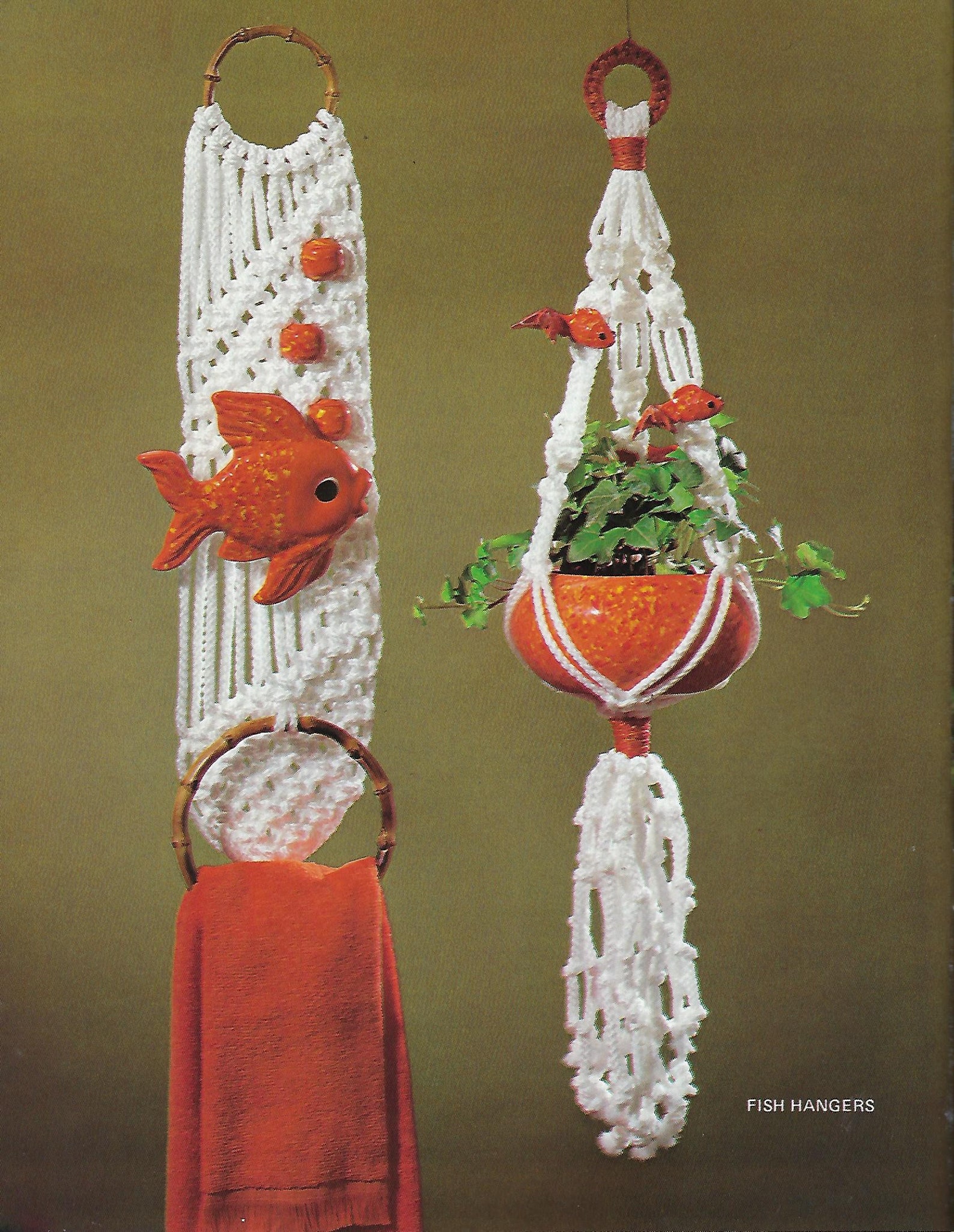 MM311 Vintage the Macrame Book With Owl Flower & Plant - Etsy
