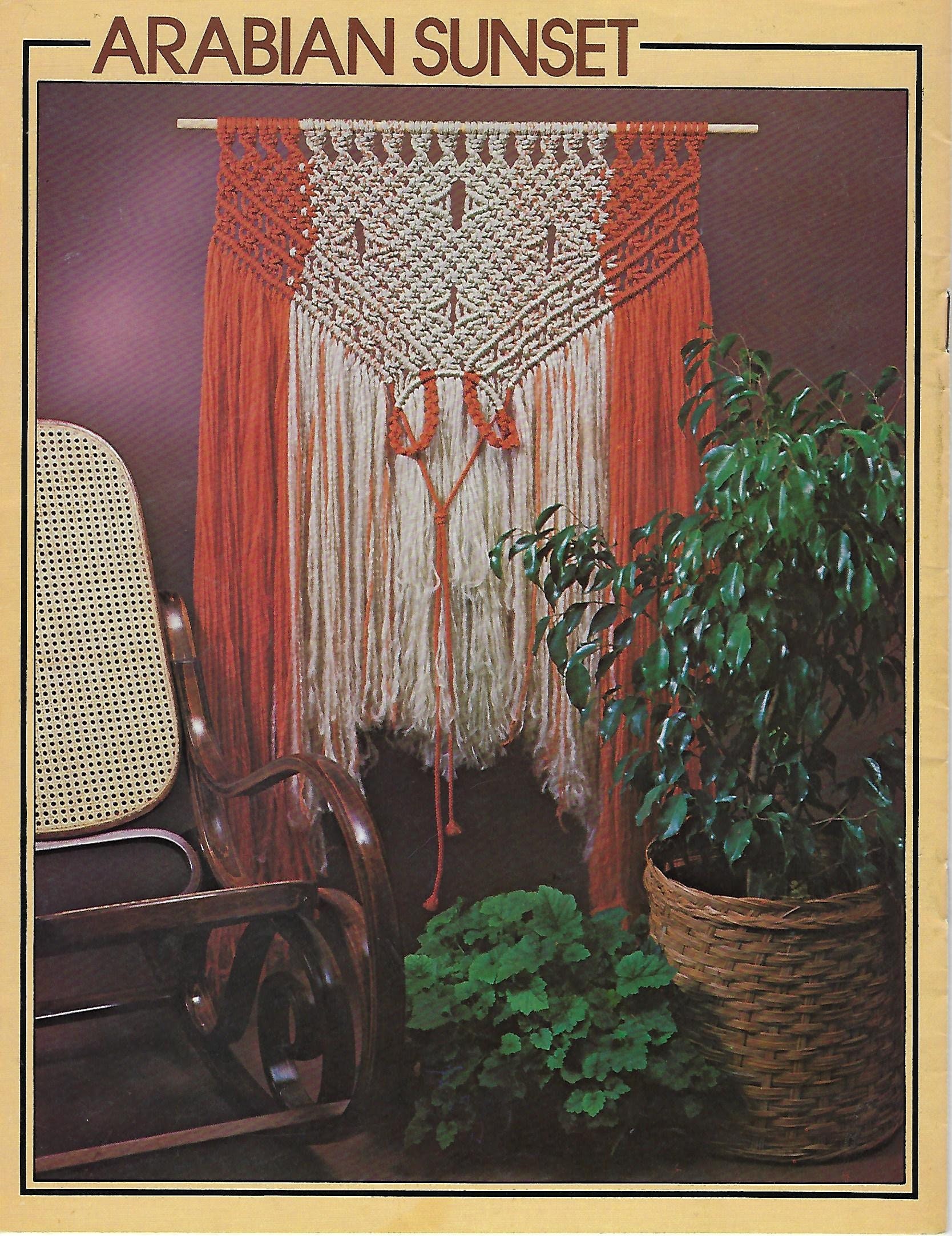 PDF ONLY Wall Decorating With Macrame Wall Hangings Patterns Craft Book ...