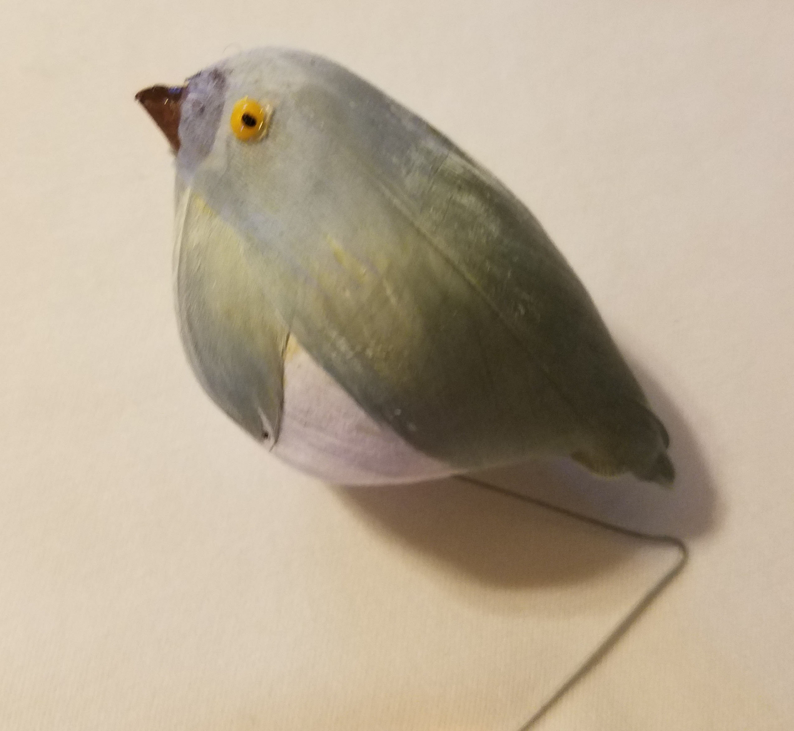 Pack of 4 Small 3 Blue Gray Grey Robin Artificial Birds - Etsy