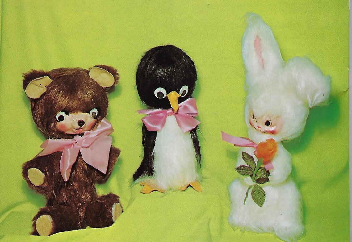 You Can Make Furry Novelties Vintage Fur Animal, Monsters, Doll Making ...