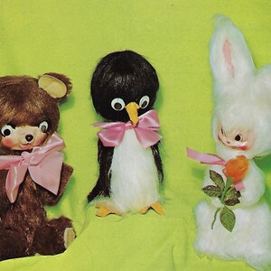 You Can Make Furry Novelties Vintage Fur Animal, Monsters, Doll Making ...