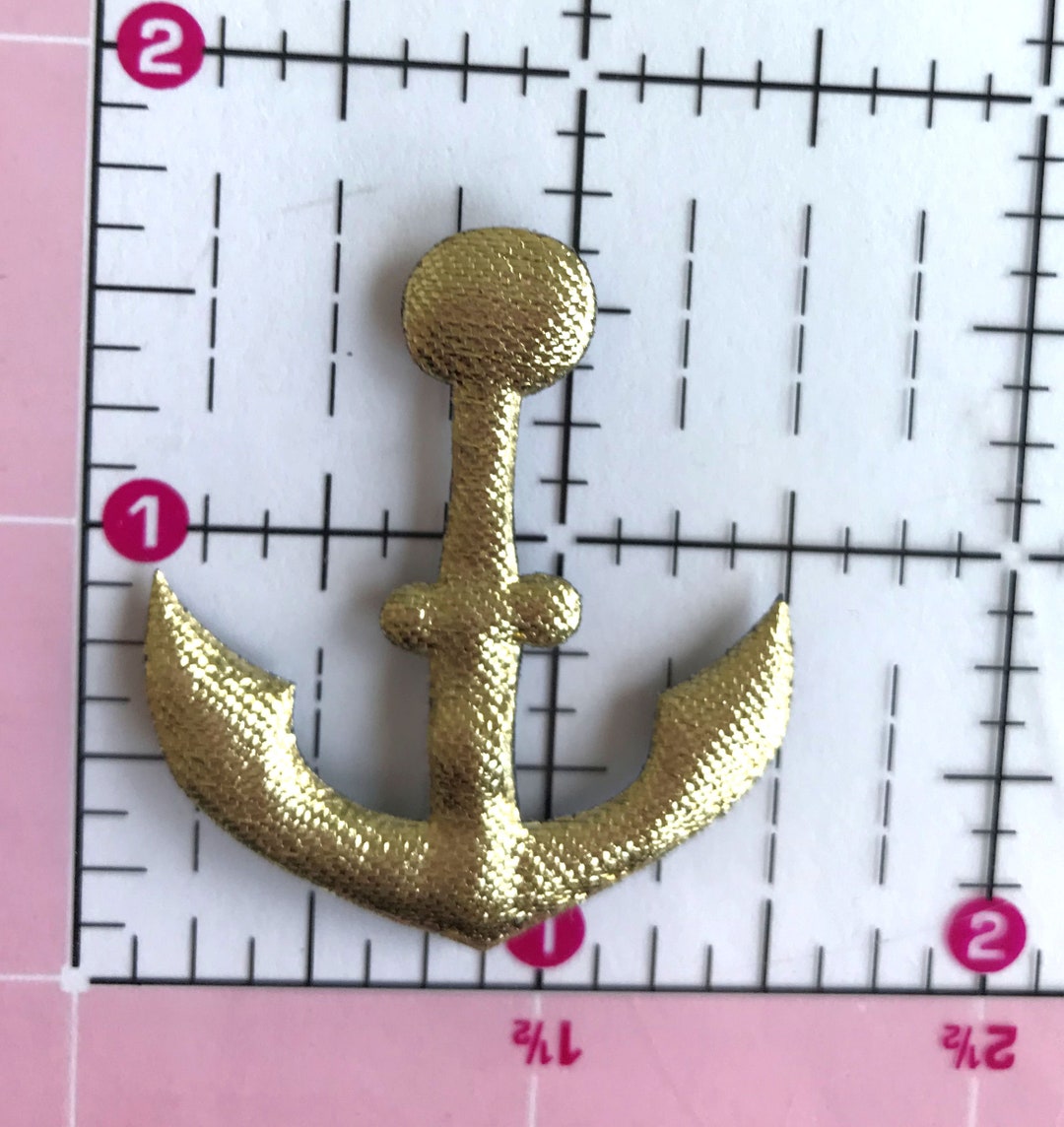 Pack of 50 Anchor Nautical Puffins Padded Satin Applique Patch Sewing ...