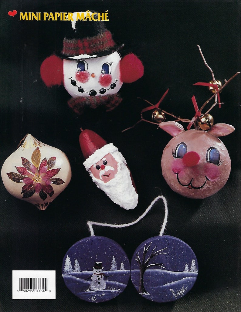 Mini Papier Mache Projects Gifts Decorative Painting Patterns Craft ...