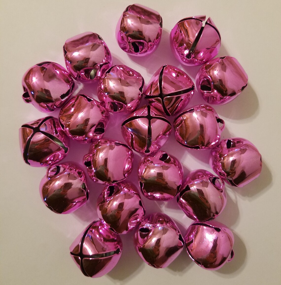 Lot of 20 Shiny Metal Jingle Bells for Christmas Crafts Large | Etsy