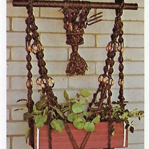 PDF ONLY - the 1977 Macrame Craft Calendar Book Downloadable Patterns ...