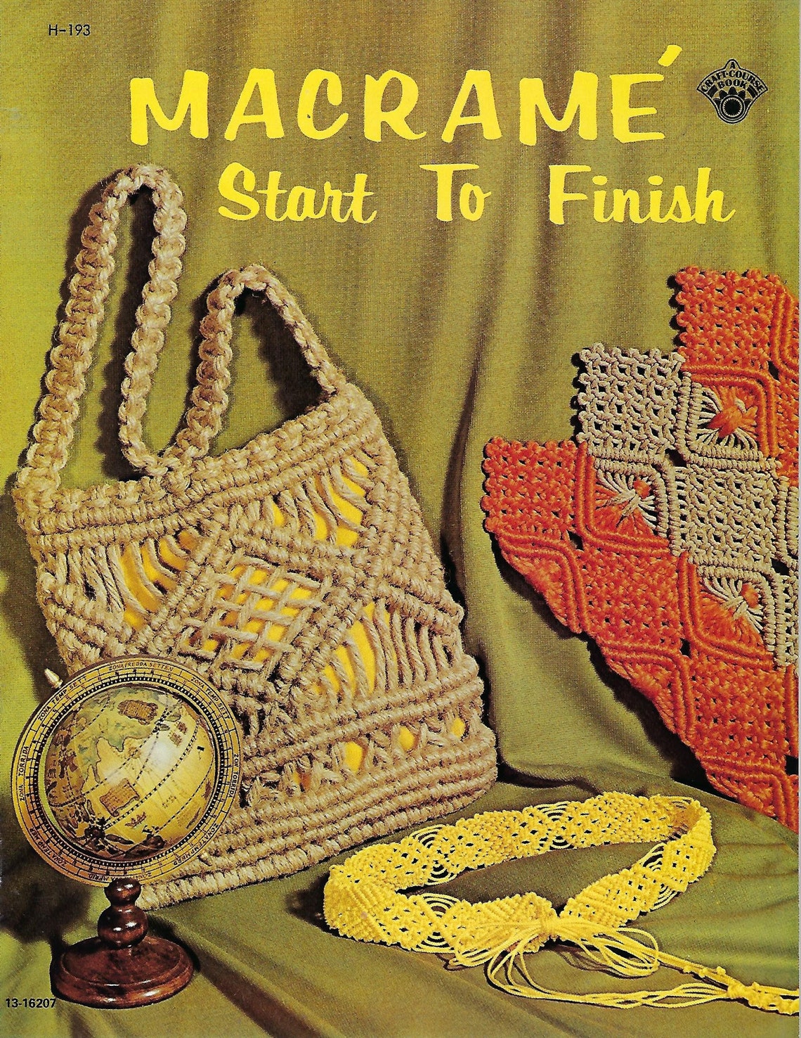 PHYSICAL BOOK Macrame Start to Finish Belt & Jewelry Patterns - Etsy