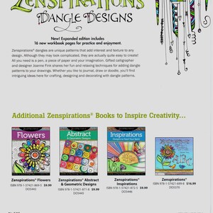 Zenspirations Dangle Designs Expanded Workbook Edition Drawing Art Book ...