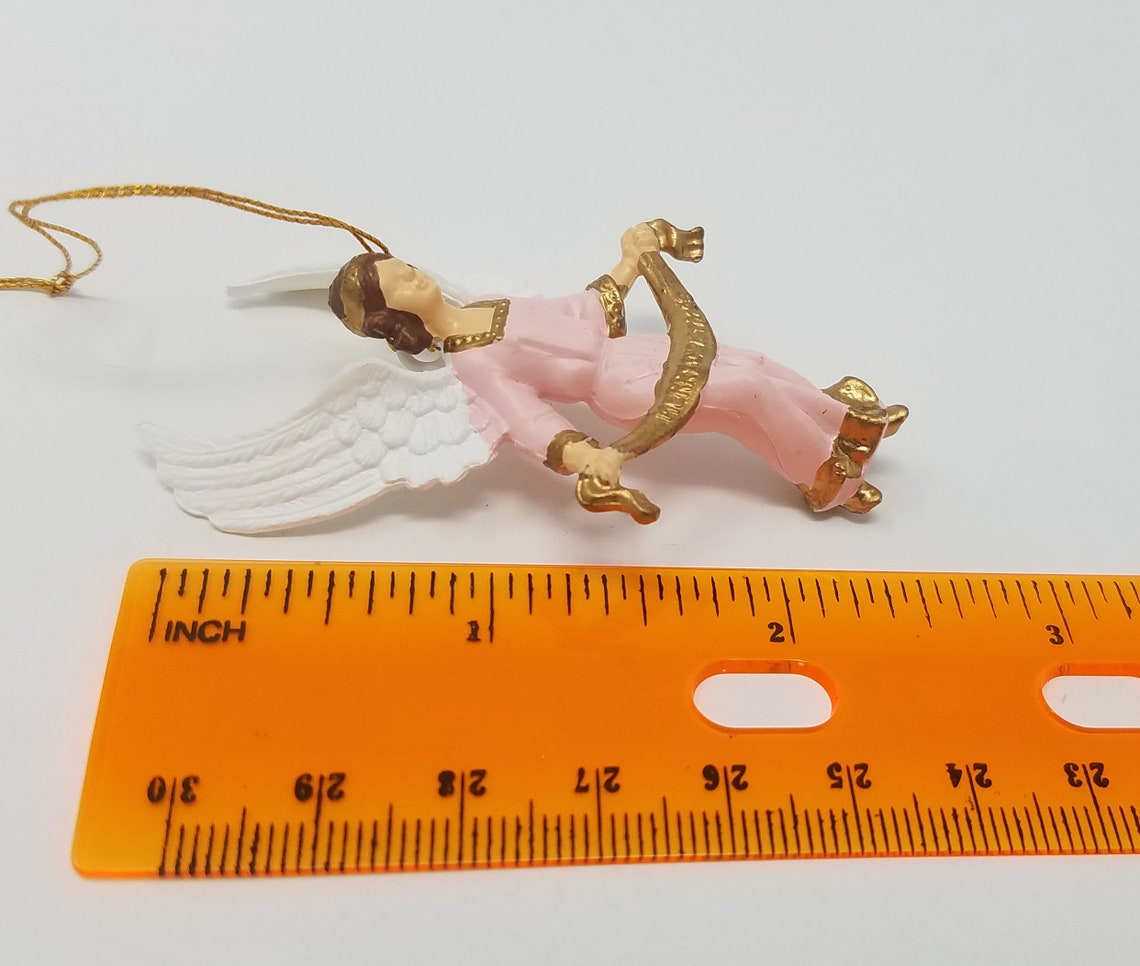 Pack of 12 Pink Plastic Miniature Angel Christmas Ornaments | Etsy
