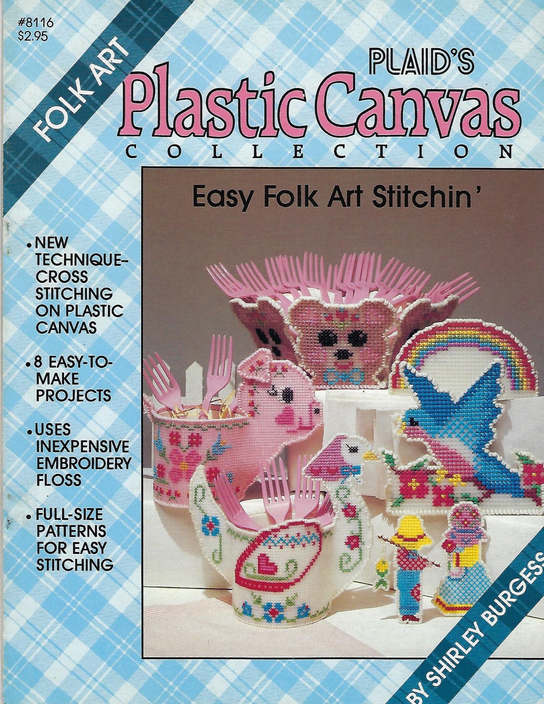 Plaid's Plastic Canvas Collection: Easy Folk Art Stitchin' Pattern Book ...