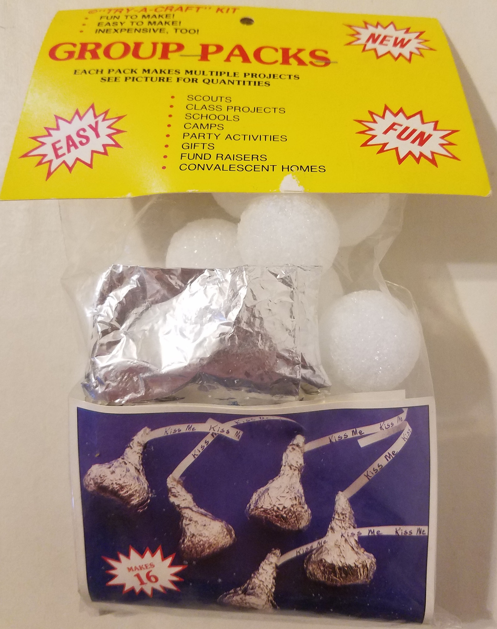 Chocolate Kiss Refrigerator Magnets Kids' Group Craft Project Kit From ...
