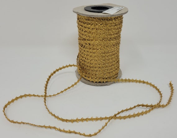 Bulk Spool Metallic Gold 3mm 1/8 Craft Sewing Trim | Etsy