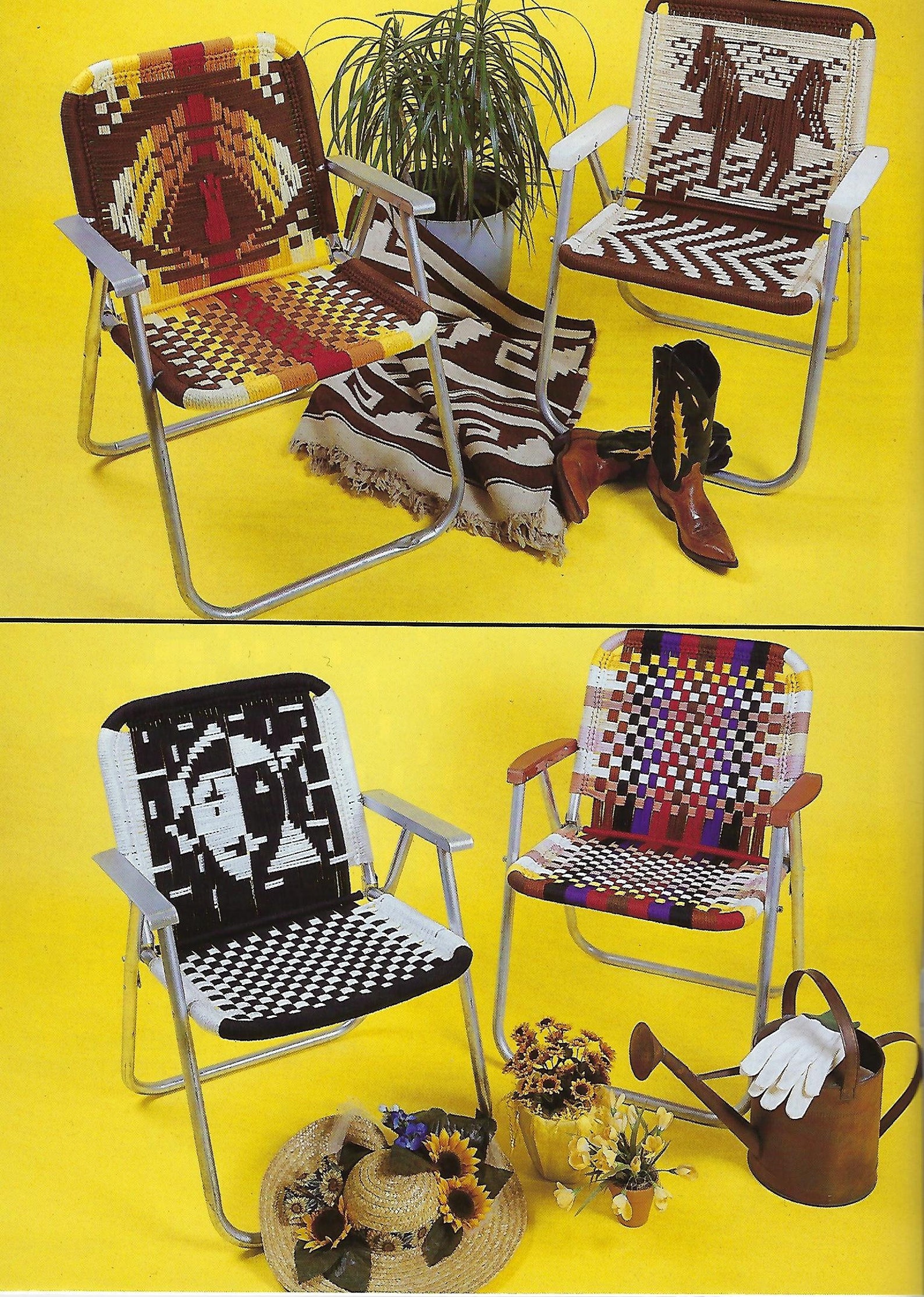 PDF ONLY Garden Spot Macrame Lawn Chairs Downloadable Patterns - Etsy