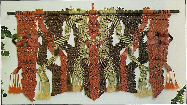 PDF ONLY Macrame A Designers Collection Wall Hanging Patterns Craft ...