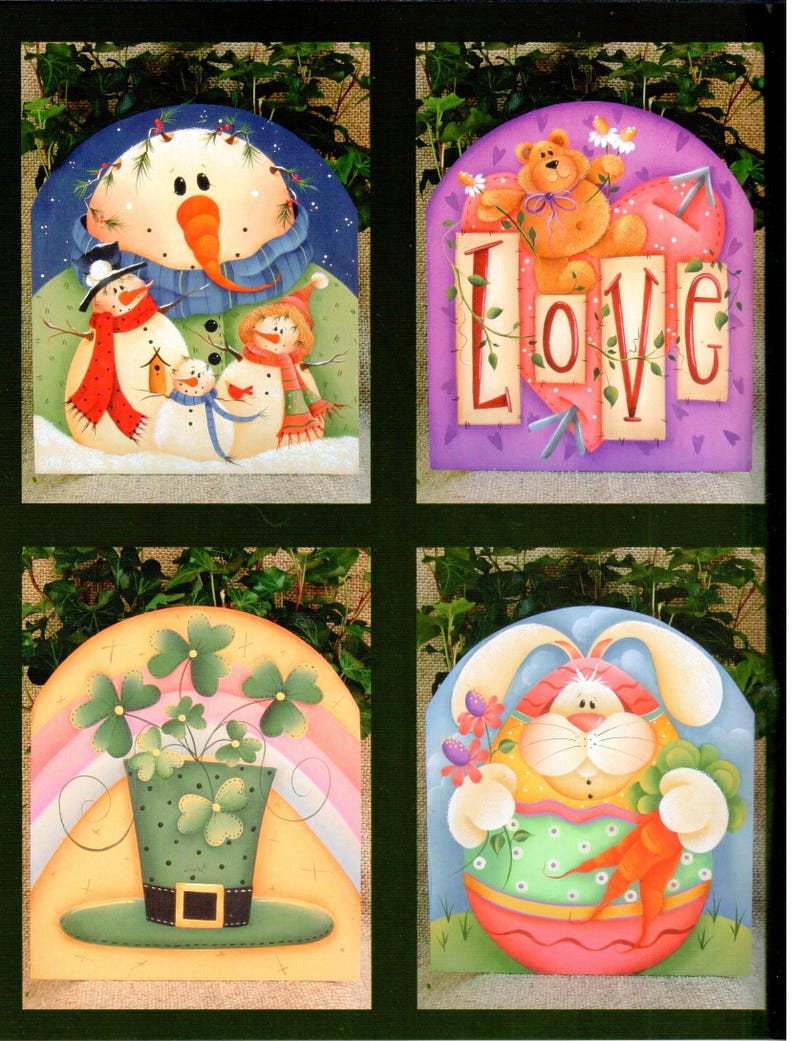 Mini Seasons Vol. 2 Renee Mullins Acrylic Decorative Painting Patterns ...