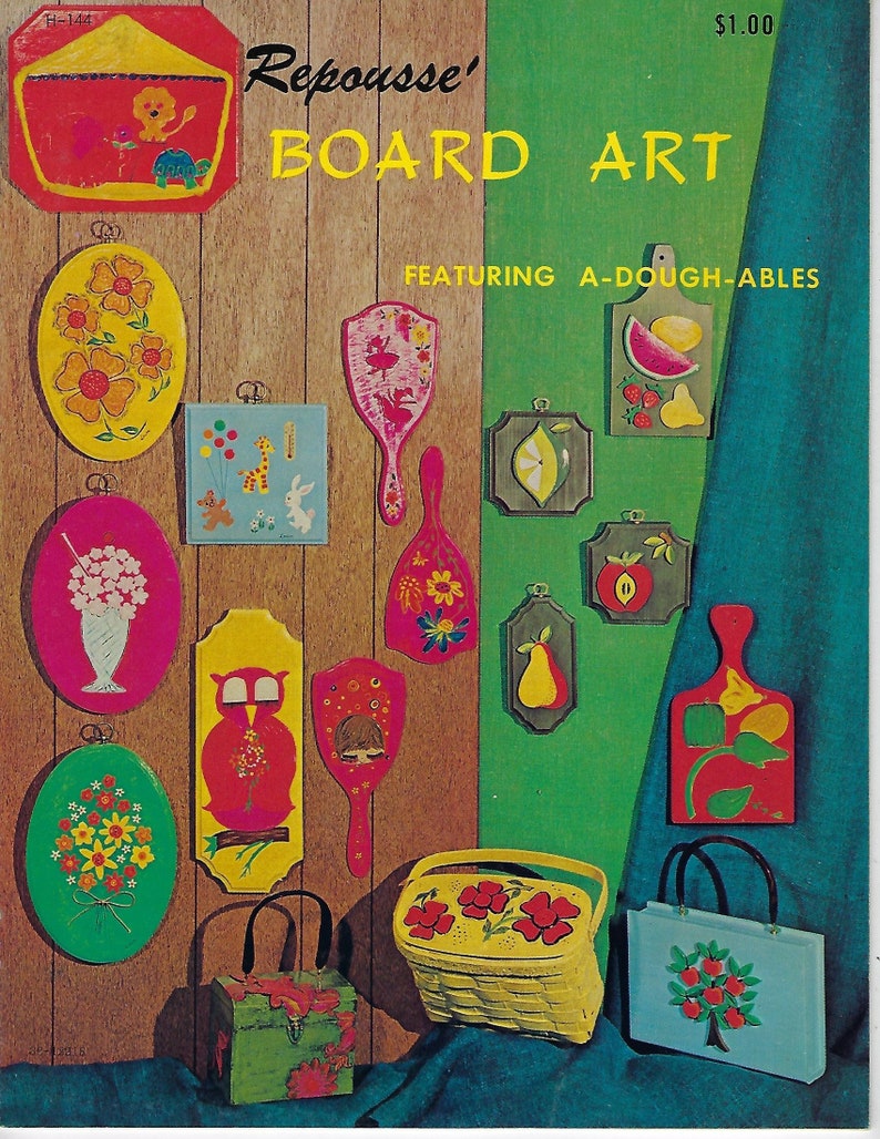 Repousse Board Art Featuring A-dough-ables Bread Dough Art Instructions ...