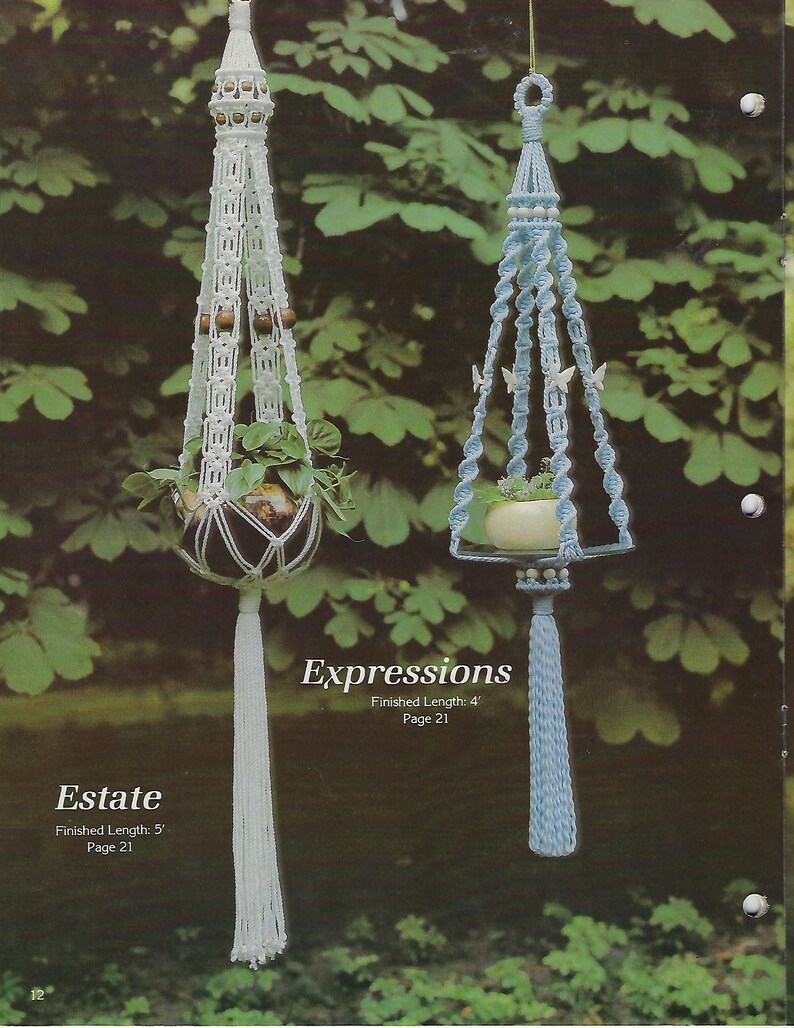 PDF ONLY Macrame Inspirations Book 2 Plant Hanger Patterns | Etsy