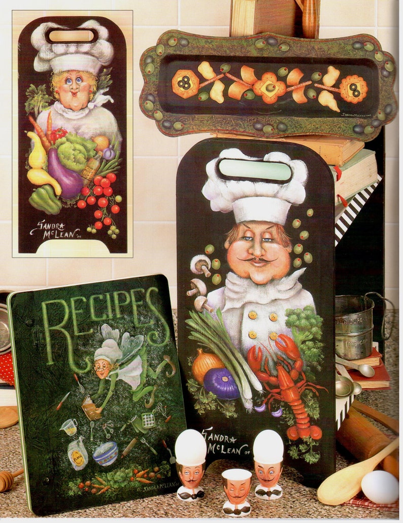 Cuisine D'art Sandra Mclean Decorative Painting Kitchen Food Patterns ...