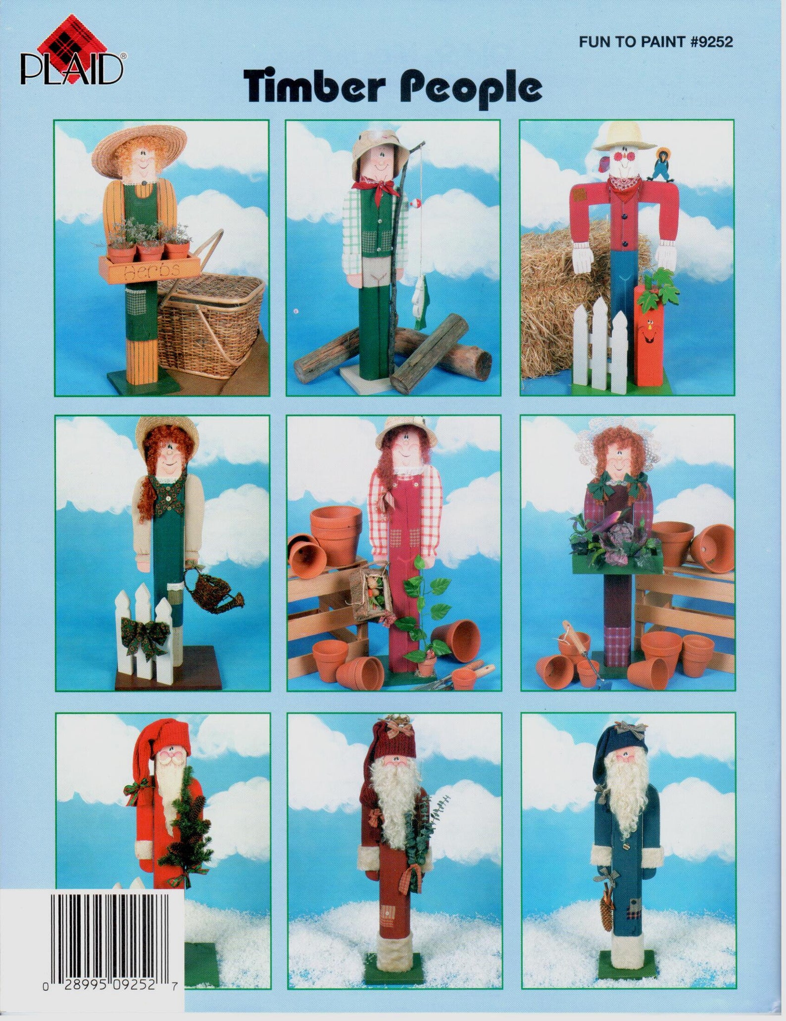 Timber People Wood Yard Decor Patterns Decorative Tole | Etsy