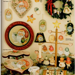 Santa Loves Snowmen Acrylic Decorative Painting Patterns Craft Book ...