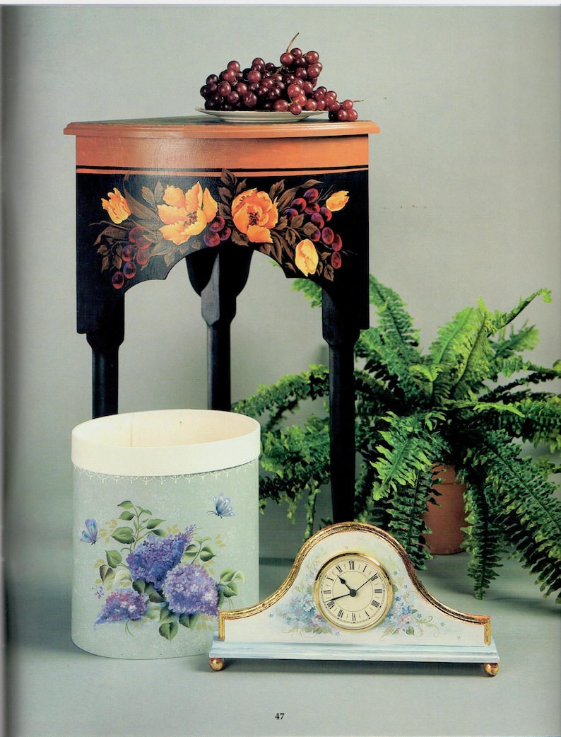 Delane Paints Tables N Things Lange Decorative Painting Patterns Craft ...