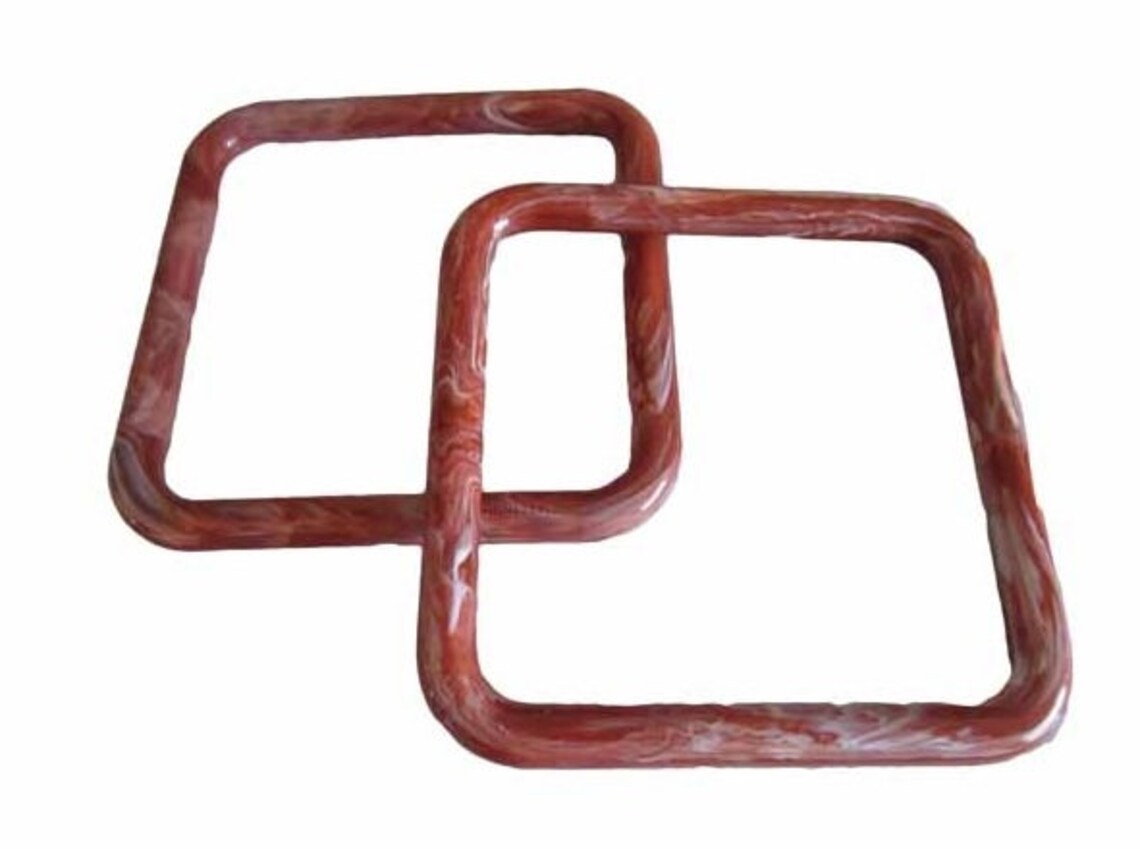 5" Square Vintage Plastic Shoulderbag Purse Handles - Etsy